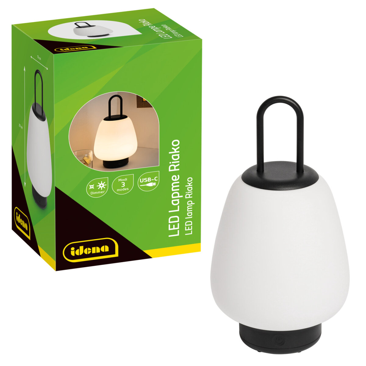 Idena – LED Lampe Akku USB C online kaufen » Zum Shop