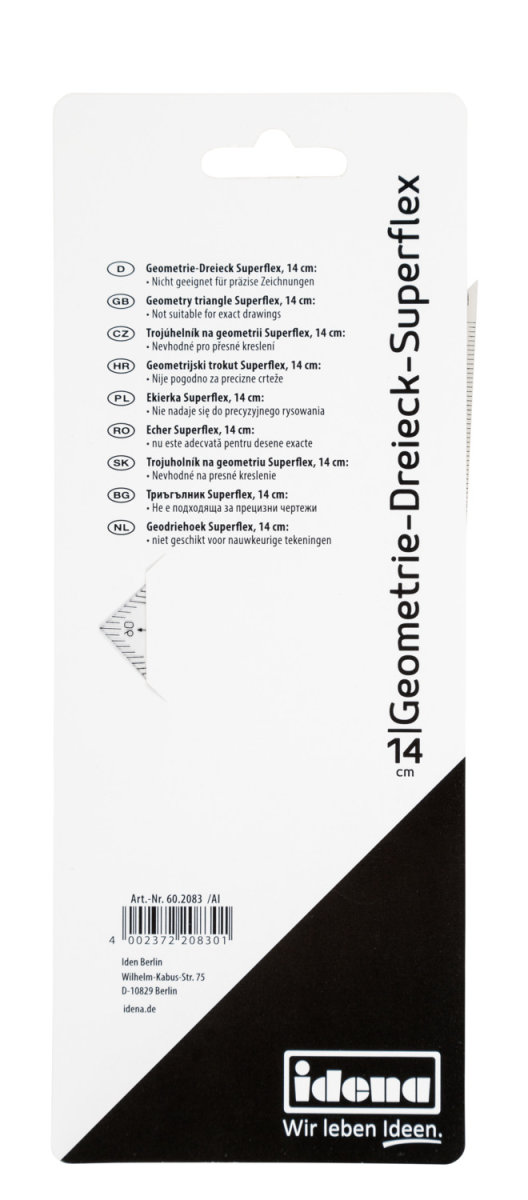 Idena - Geometrie-Dreieck Superflex 14 cm kaufen » Zum Shop
